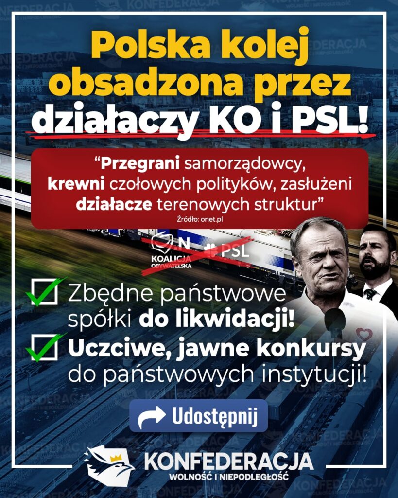 Koalicja Tuska dorwała się do koryta na pełnej! - Konfederacja